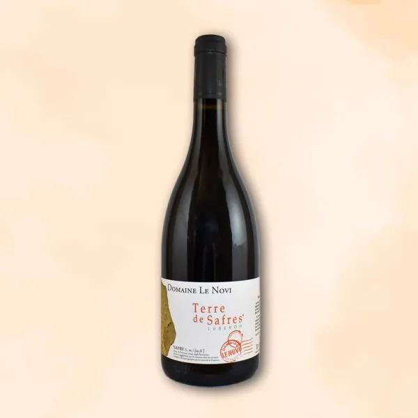 Terre de safres rouge, vin bio du Luberon du Domaine Le Novi