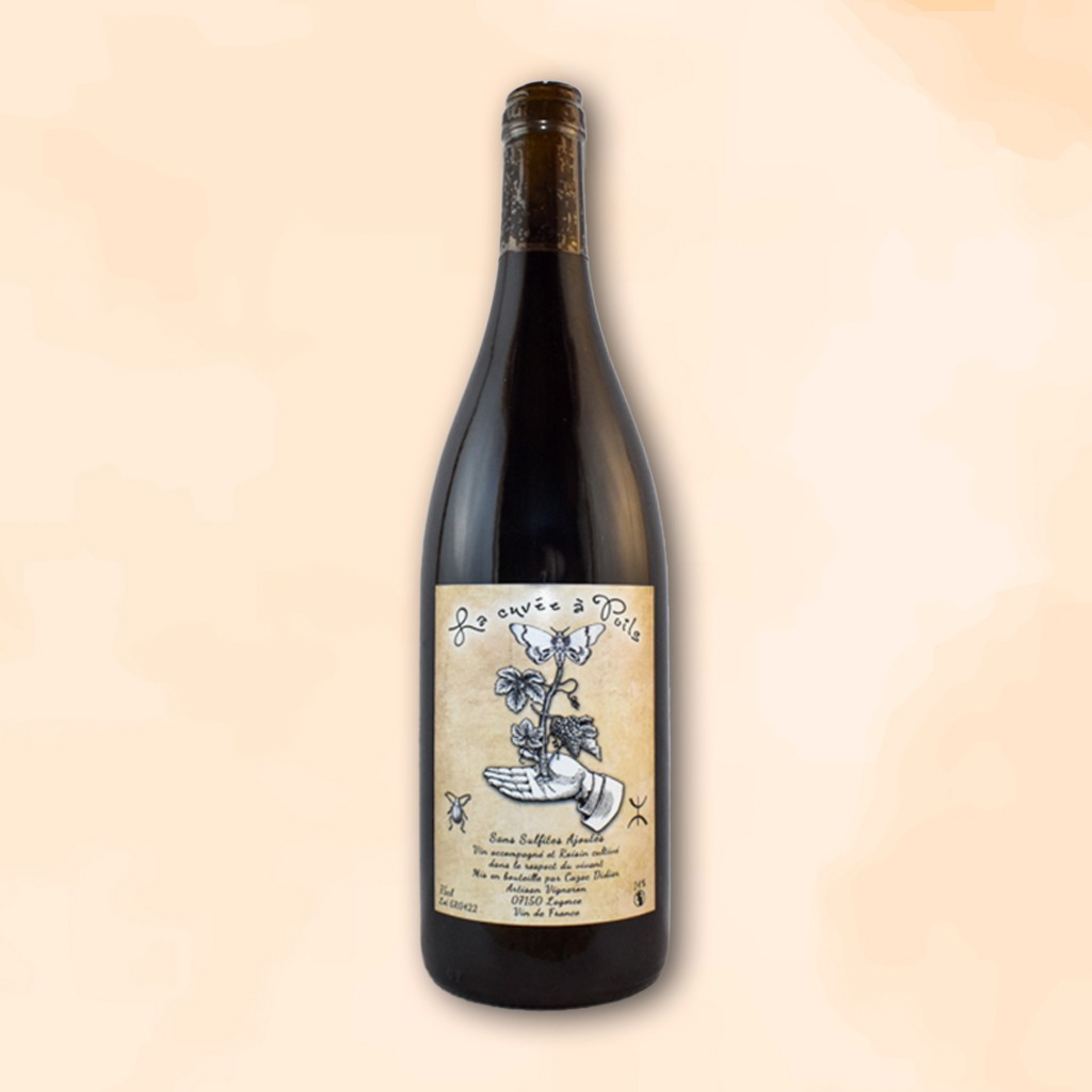 Cuvée à poils de Didier Cazac, vin nature de Grenache Noir